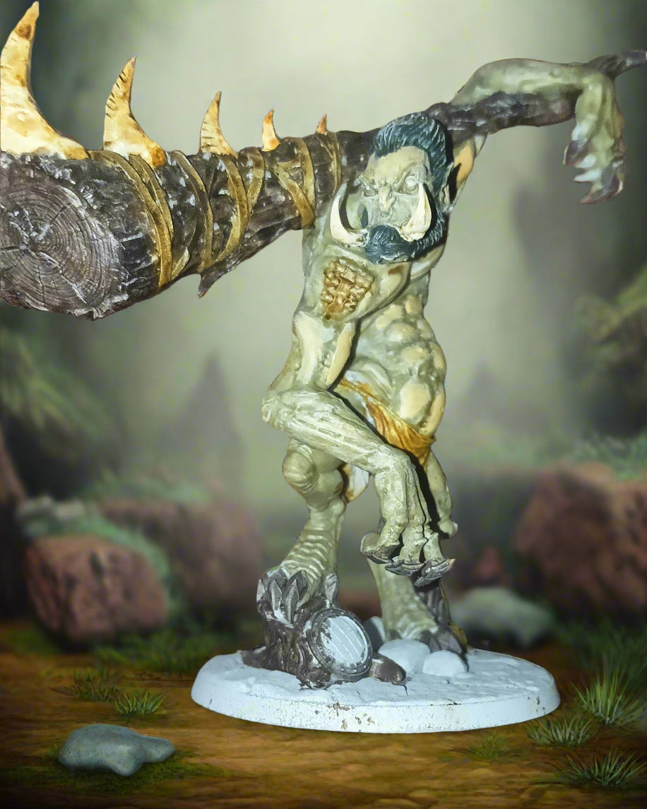 Hand-Painted Troll Hunter Miniature – ObsidianMiniatures