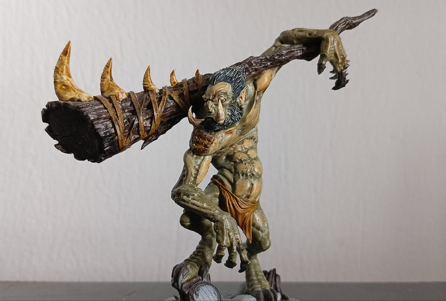 Hand-Painted Troll Hunter Miniature – ObsidianMiniatures